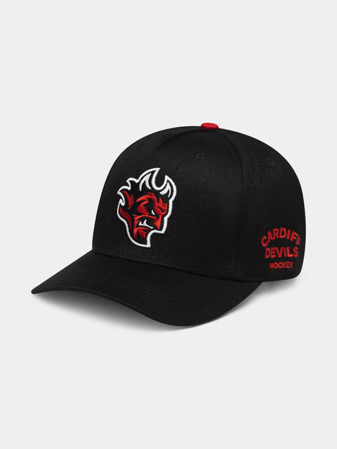 Black Curved Cap - One Size | Cardiff Devils