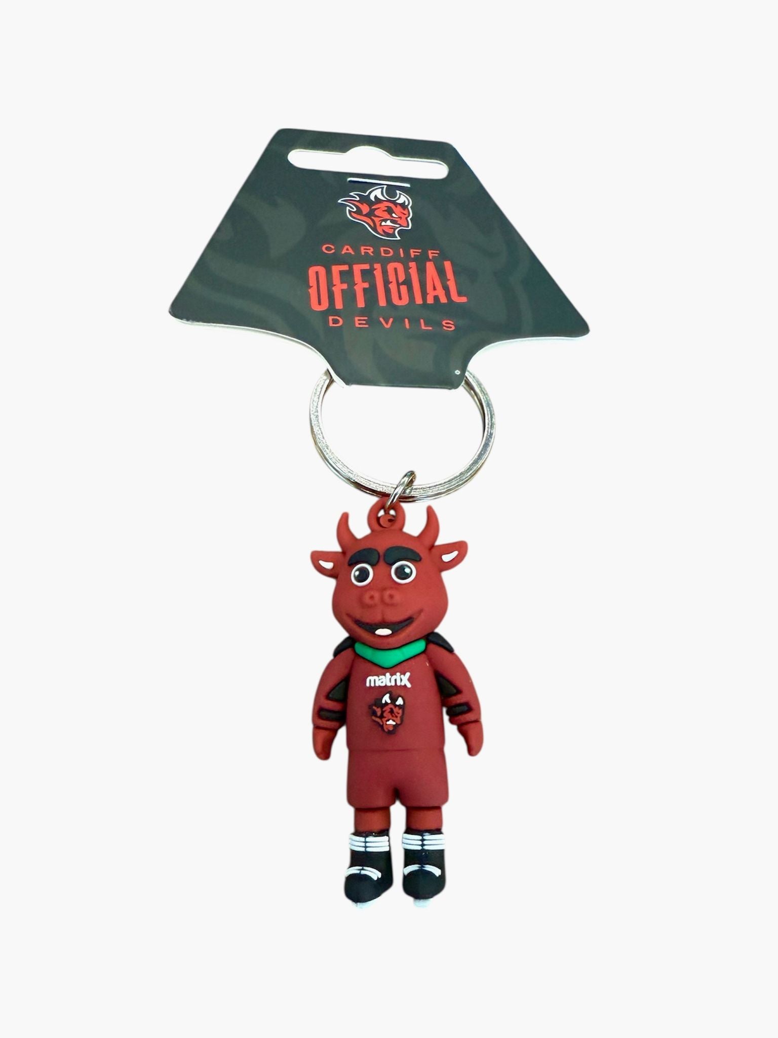 Cardiff Devils Mascot Taz Keyring