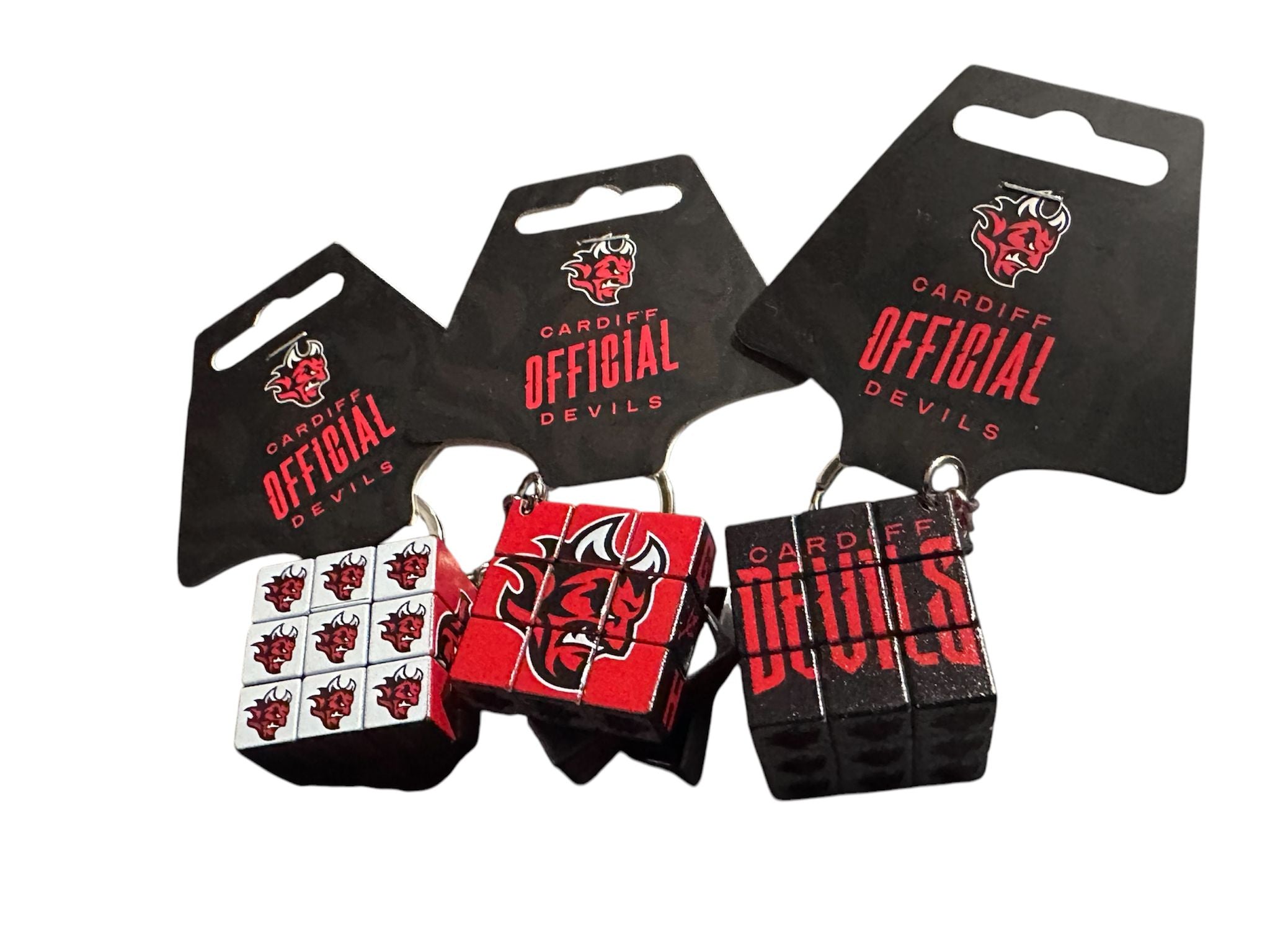 Cardiff Devils Rubik's Cube Keyring