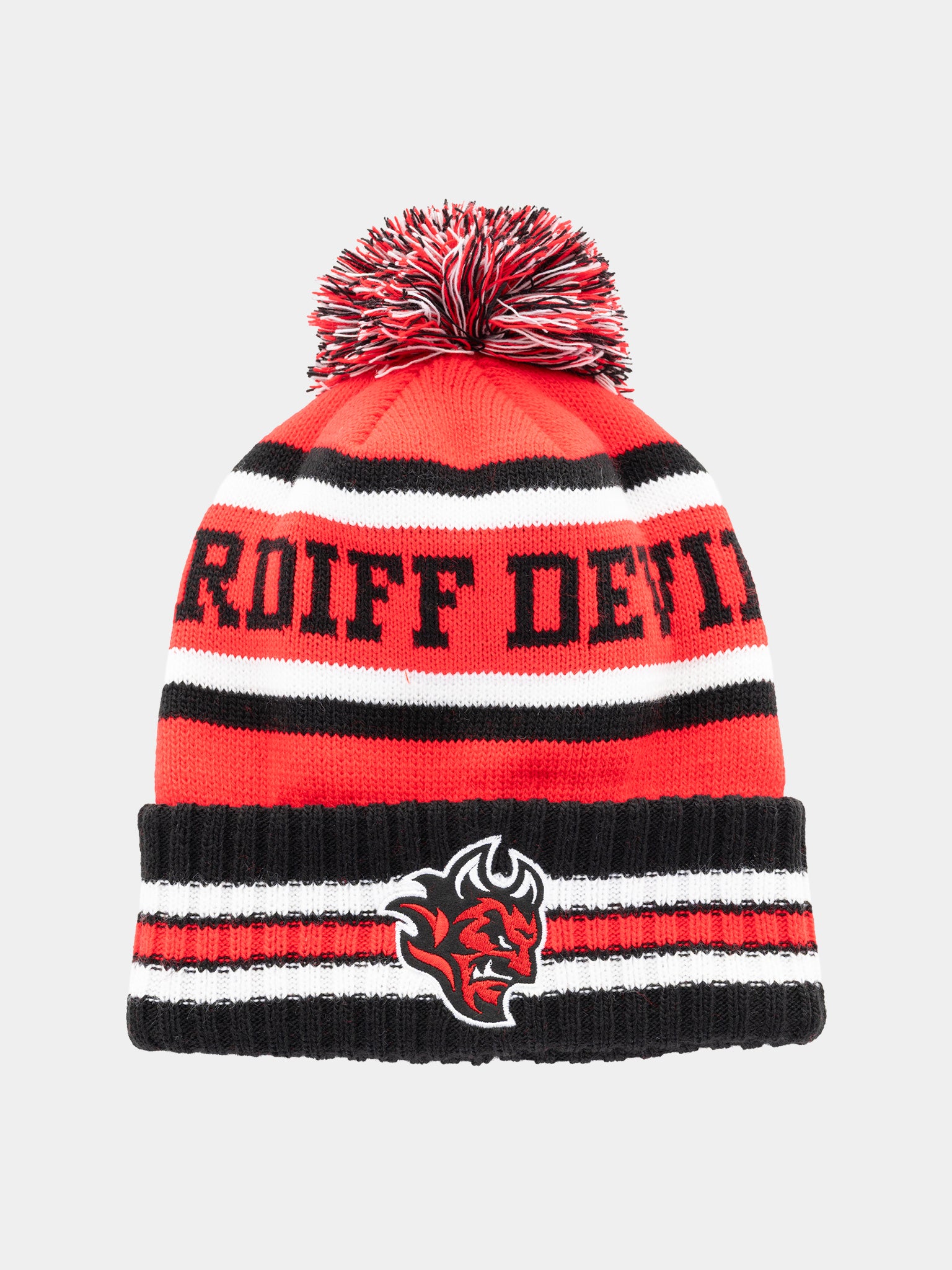 Tricolour Cardiff Devils Bobble Hat | Cardiff Devils